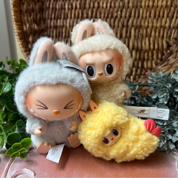 POP MART | Toys | Labubu Lot Of 3 Nwob Stickers Soy Milk Hehe Fried ...